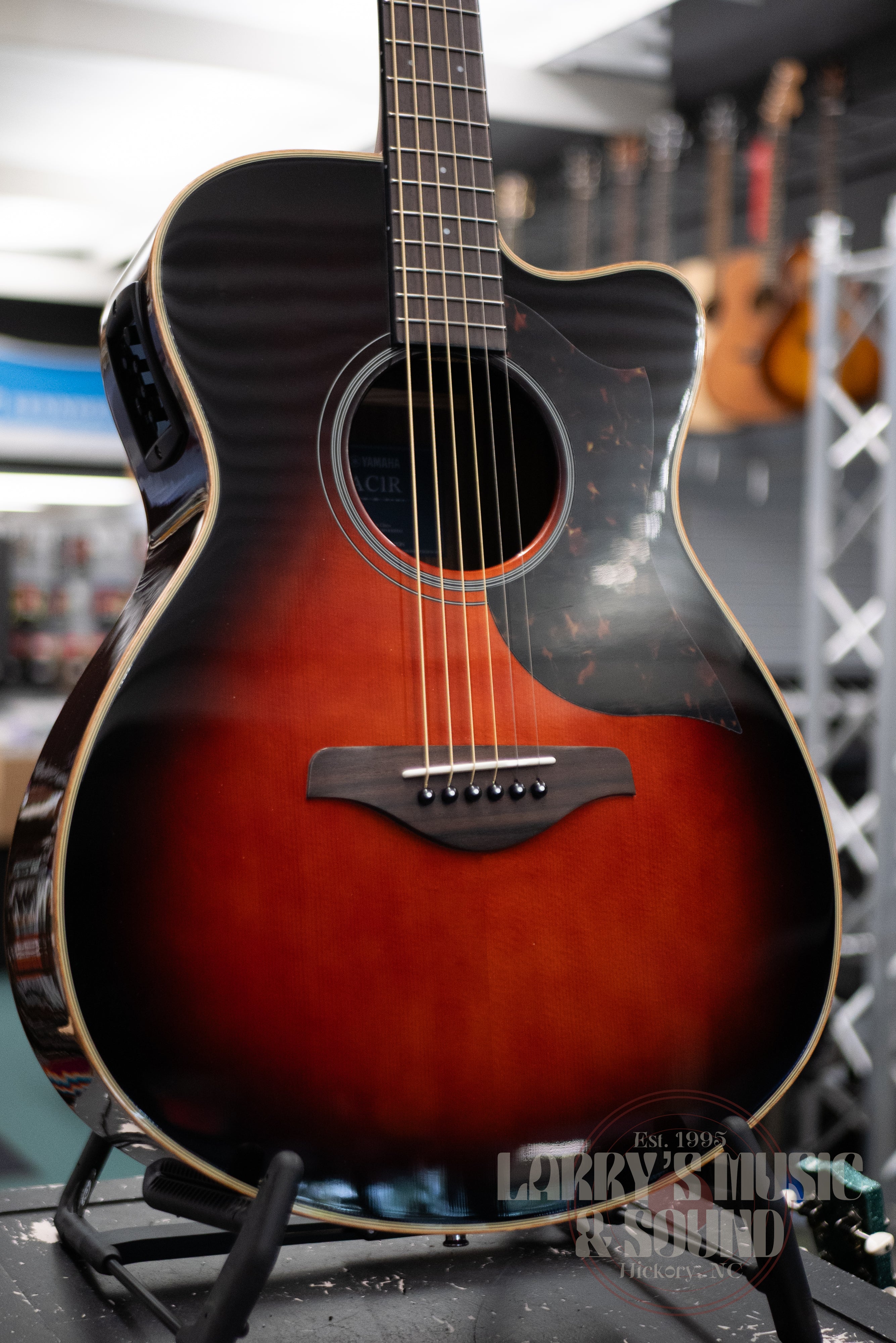 Yamaha AC1R Concert Cutaway Acoustic/Electric - Tobacco Sunburst ...